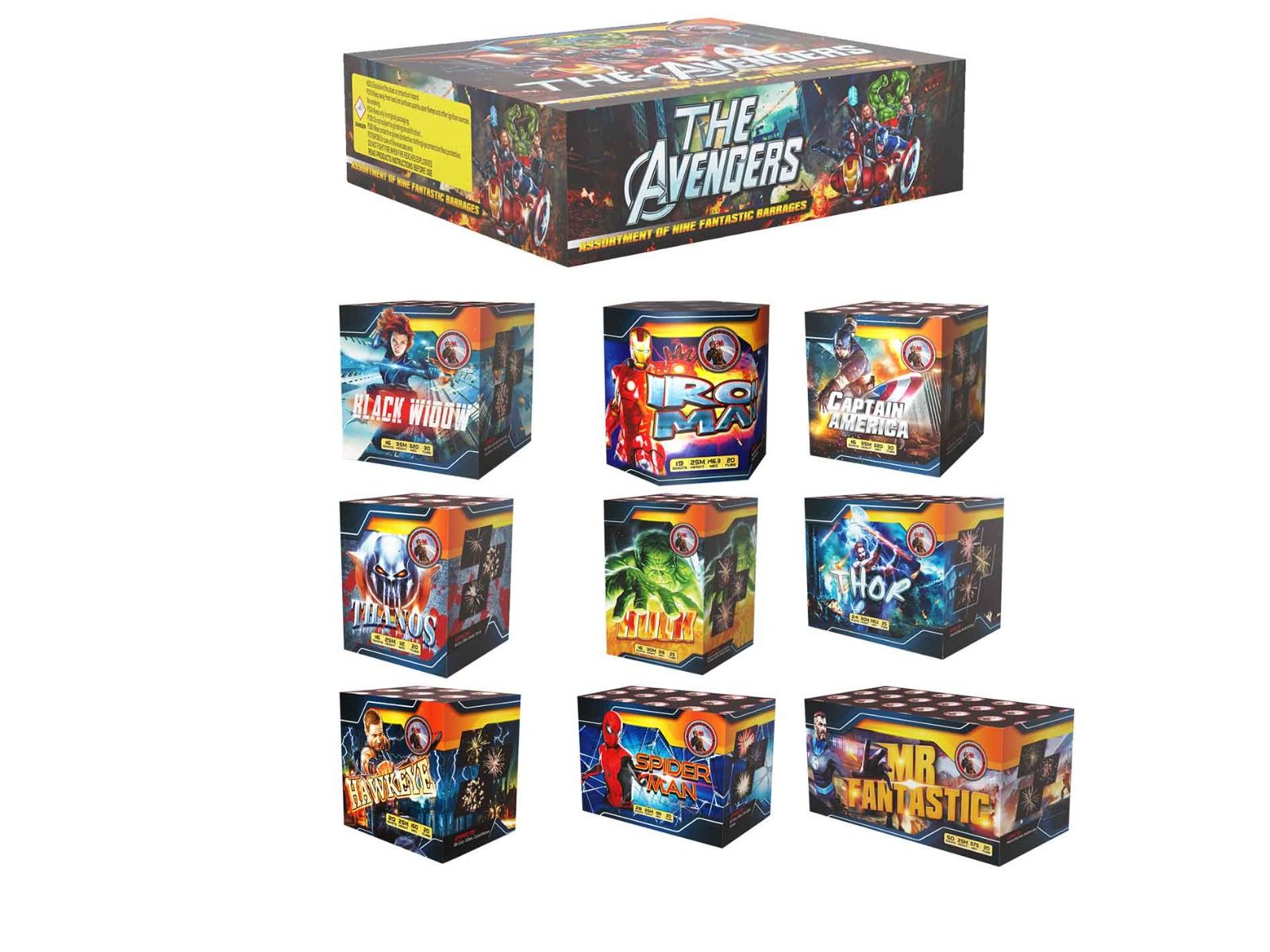 War of the Gods Barrage Pack | Caractacus Potts Fireworks ...