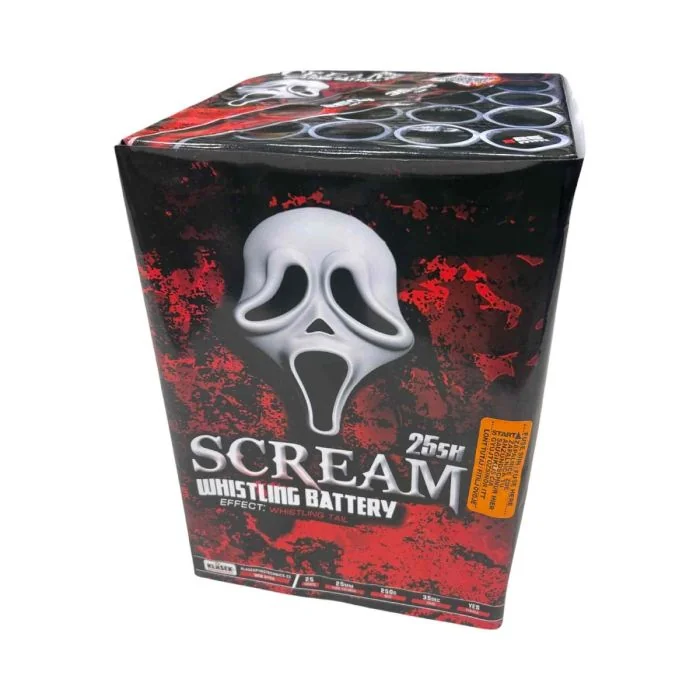 scream 25 shot battery By Klasek - Fireworks Shop